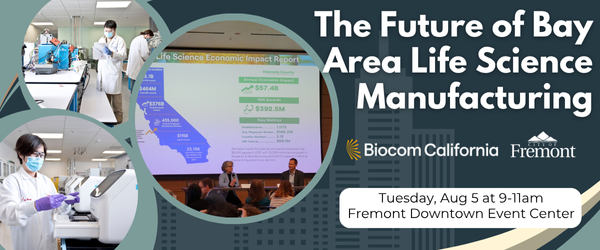 You're Invited! Biocom Bay Area Life Science Manufacturing Event