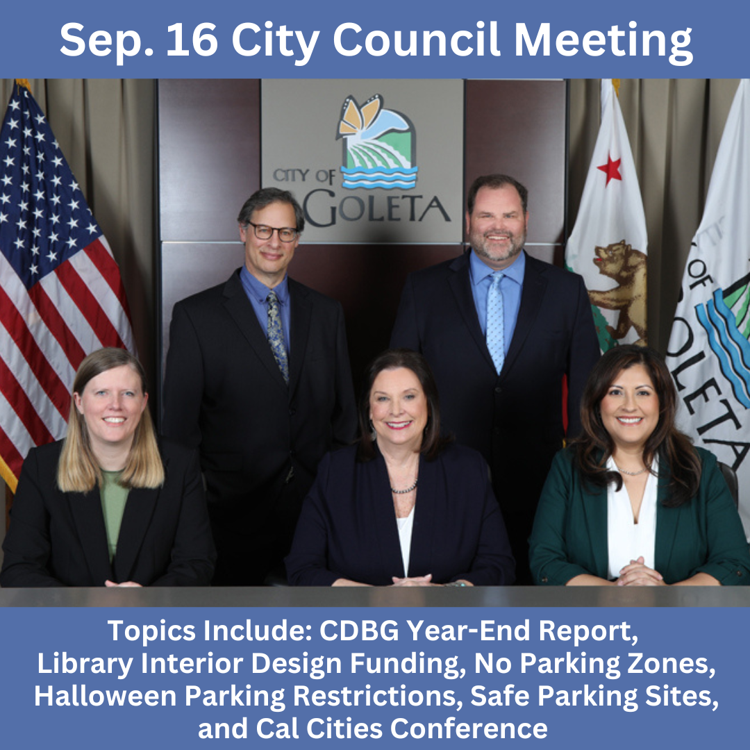 Join Us for the September 16 Goleta City Council Meeting