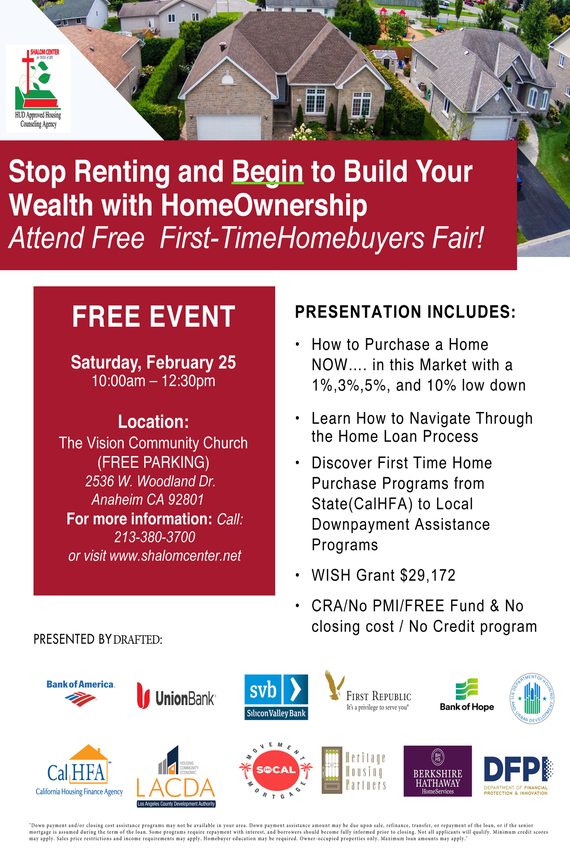 CalHFA eNews: 41st Annual Dreams Into Reality Homebuyers Fair
