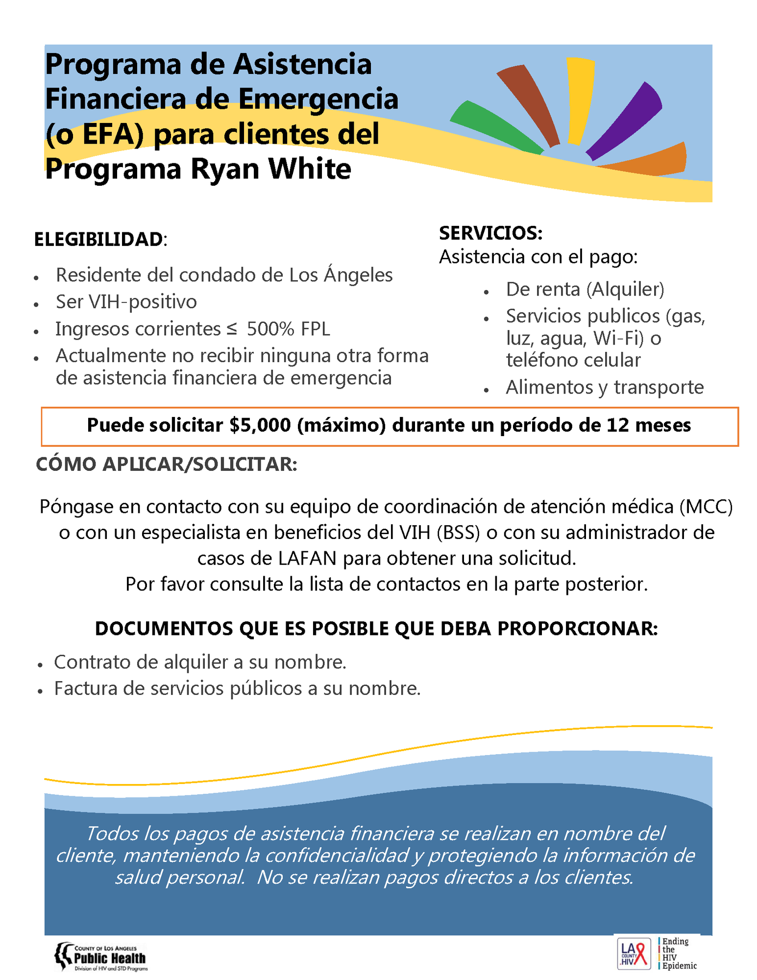 Programa de Asistencia Financiera de Emergencia (oEFA) para clientes ...