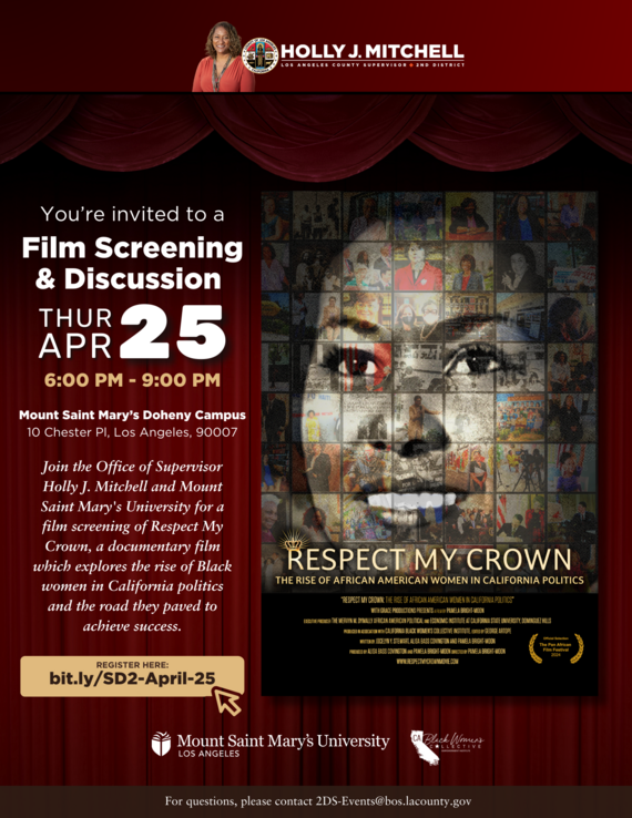 April 25: Respect My Crown Screening