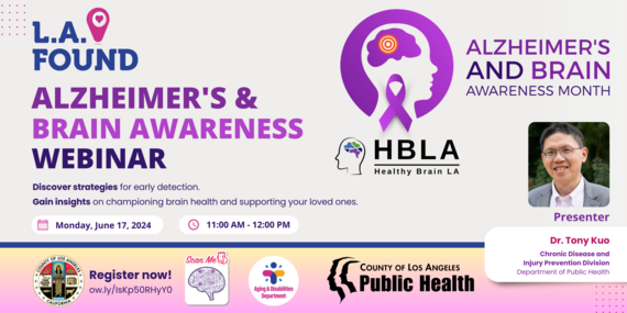 Alzheimer's & Healthy Brain Awareness 6/17/2024 Webinar