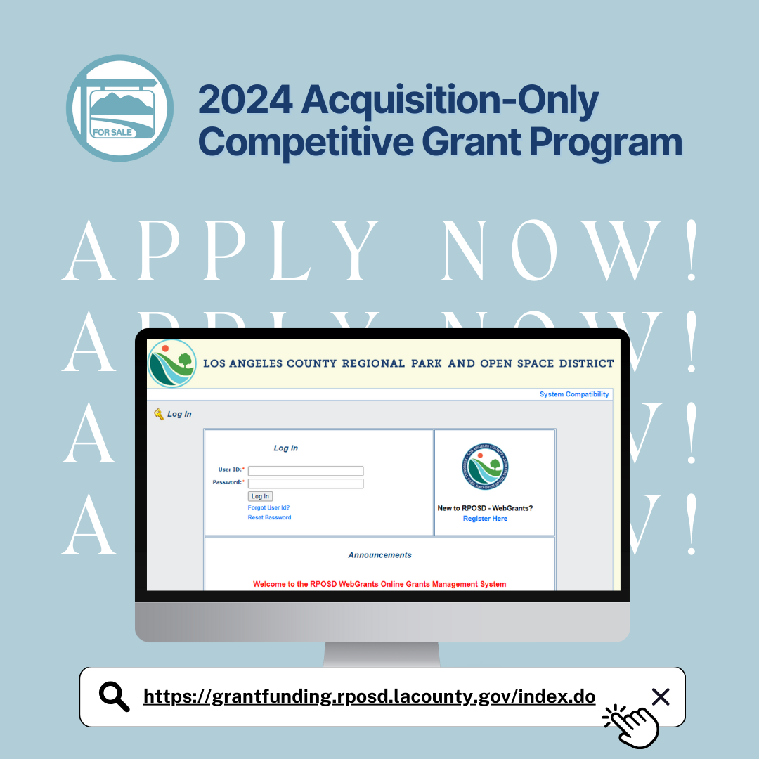 APPLY NOW for the 2024 Acquisition-Only Competitive Grant Program