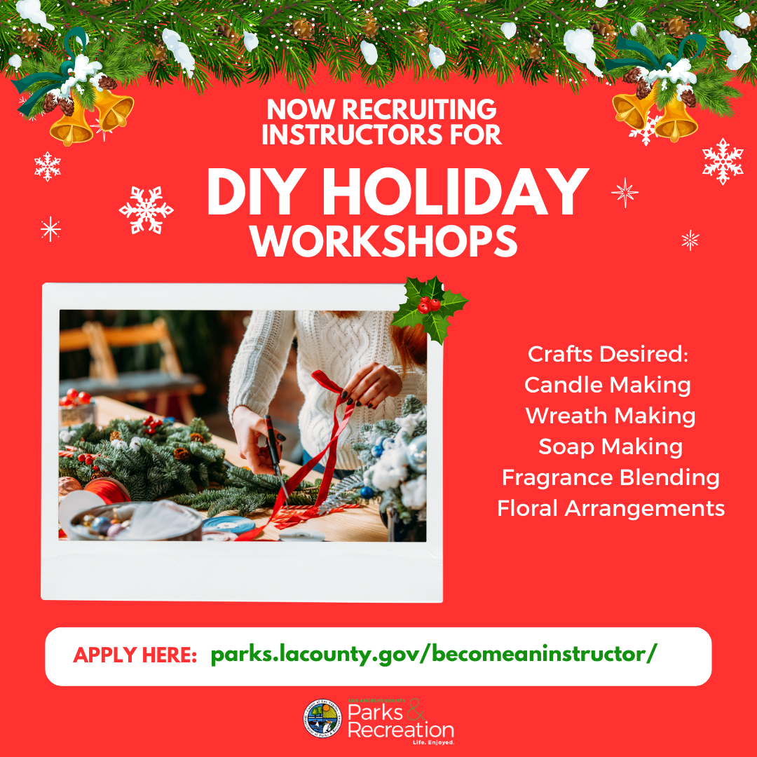 Share Your Crafty Skills — Become a DIY Holiday Workshop Instructor!