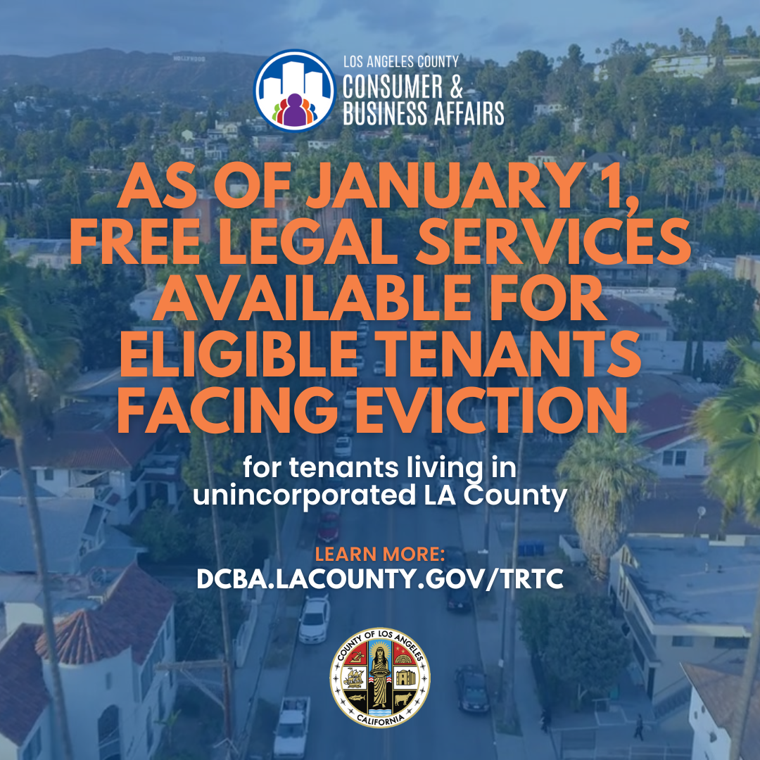 Free Legal Services for Eligible Tenants Facing Eviction + Wildfire ...