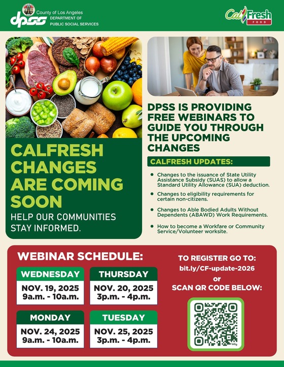 SIGN UP NOW FOR FREE CALFRESH WEBINARS TO HELP GUIDE YOU THROUGH ...