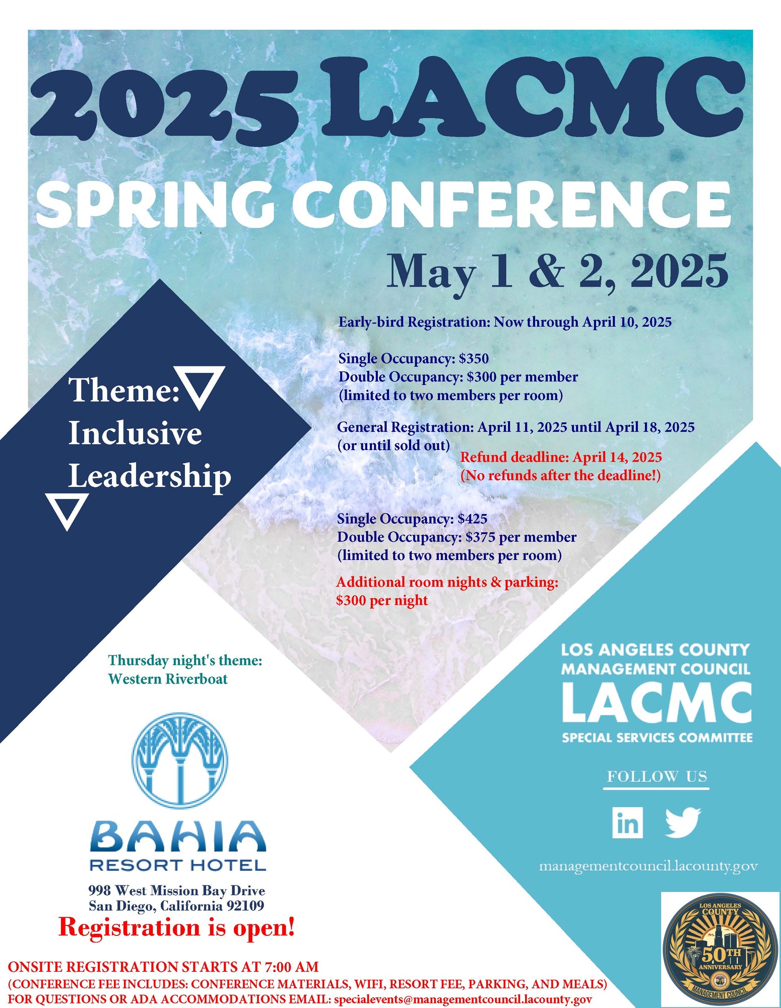 REVISED REGISTRATION OPEN - 2025 LACMC SPRING CONFERENCE - May 1 and 2 ...