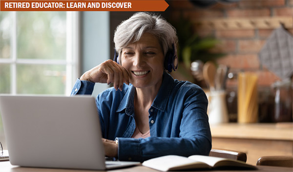Retired educator: Learn and Discover webinar *****TEMPLATE 2023*****