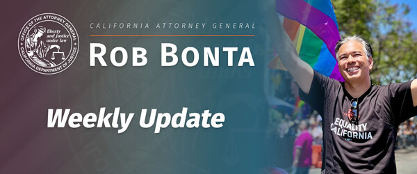 Read the California DOJ Weekly Newsletter