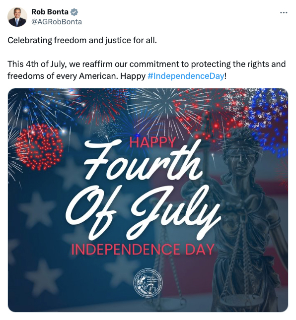 Read the California DOJ Weekly Newsletter