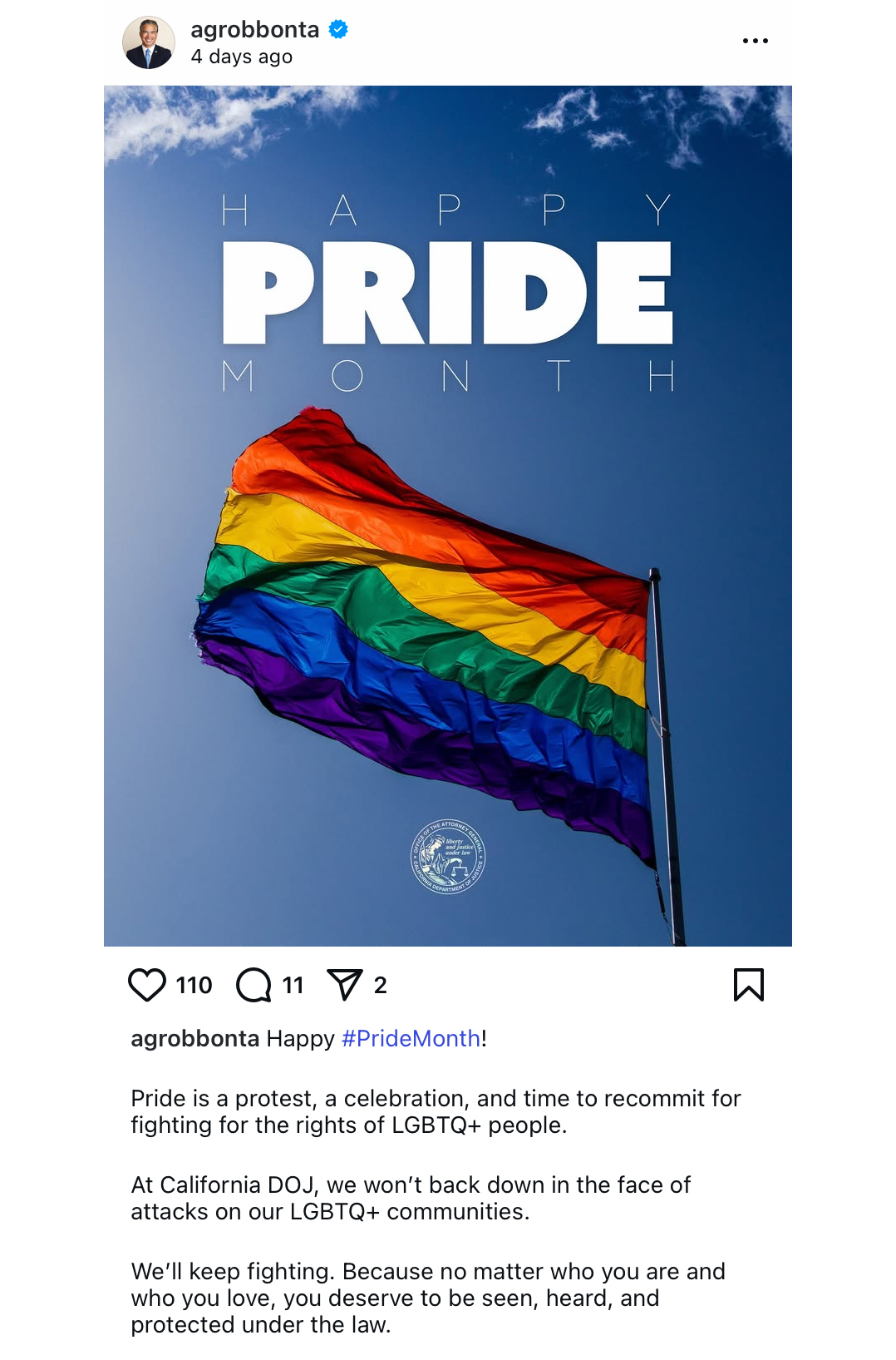 Read the California DOJ Weekly Newsletter