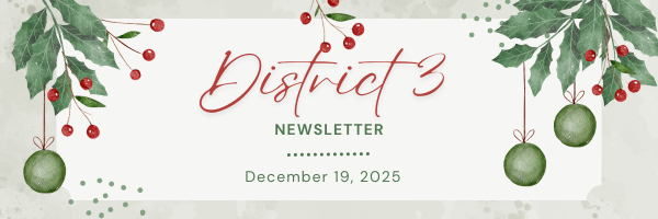 December 2025 District 3 Newsletter