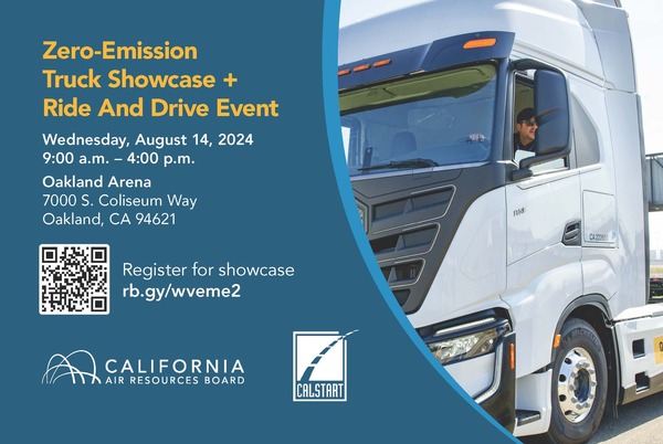 Zero-Emission Truck Showcase + Ride & Drive Event in Oakland, CA