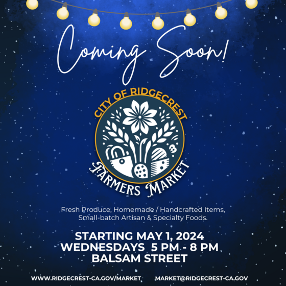 New Farmers Market - Opening May 1st