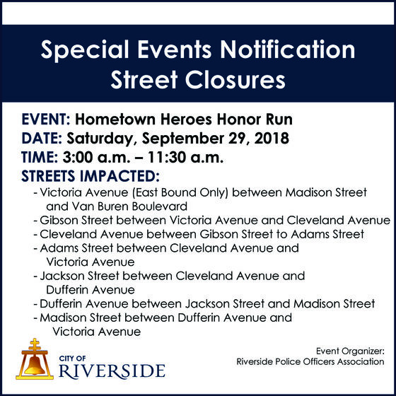 Street Closure Notification