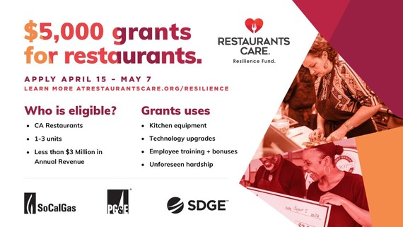Apply Now: $5000 Grant Opportunity for Restaurants 💵; Take advantage of ...
