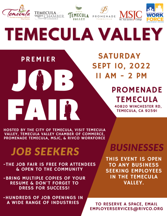 Temecula's Premier Job Fair