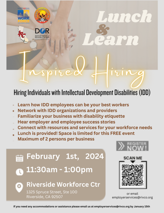 January 2024 Riverside County Workforce Development Newsletter