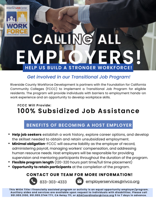 March 2024 Riverside County Workforce Development Newsletter