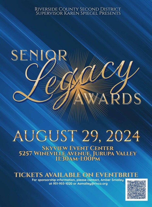 Don’t Miss the 2nd Annual Senior Legacy Awards – Get Your Tickets Today!