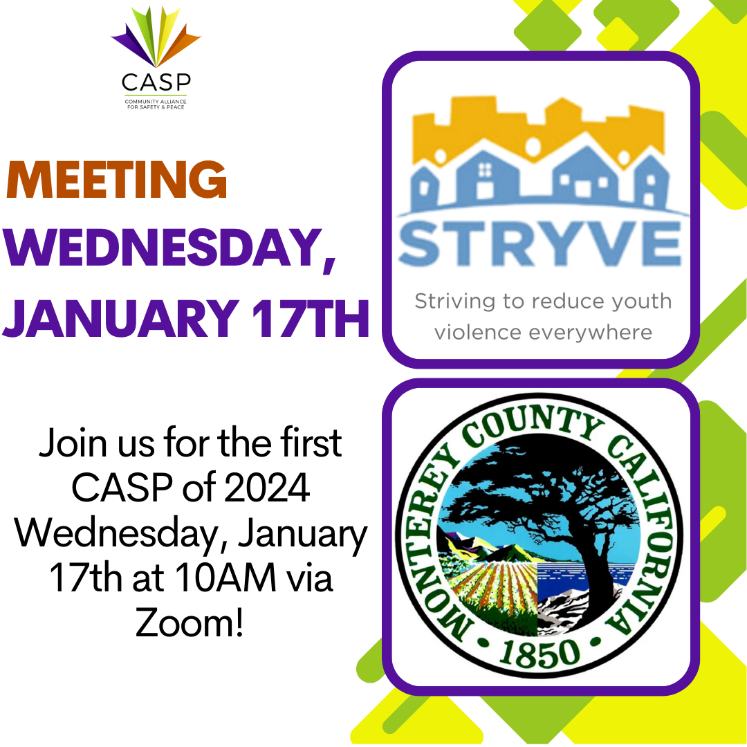 CASP Meeting 1/17/24