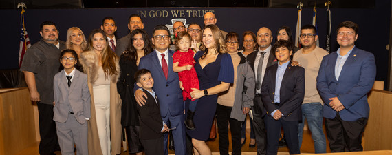 Jesse Armendarez takes oath to serve as Second District Supervisor