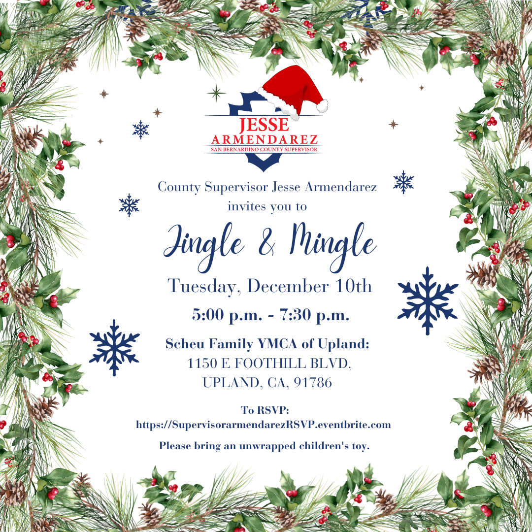 Monthly Newsletter From County Supervisor Jesse Armendarez
