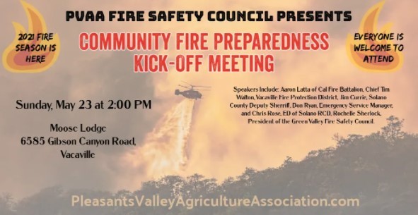 Community Fire Preparedness Kick-Off Meeting