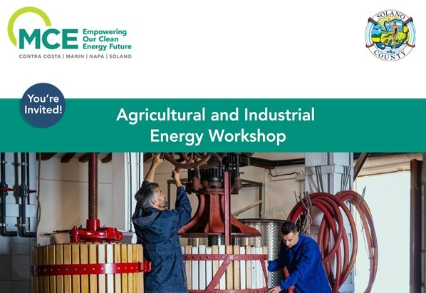 Sign up for MCE's Ag and Industrial Resource Program Workshop