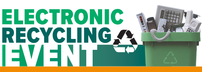 Electronic Recycling Event Scheduled April 25