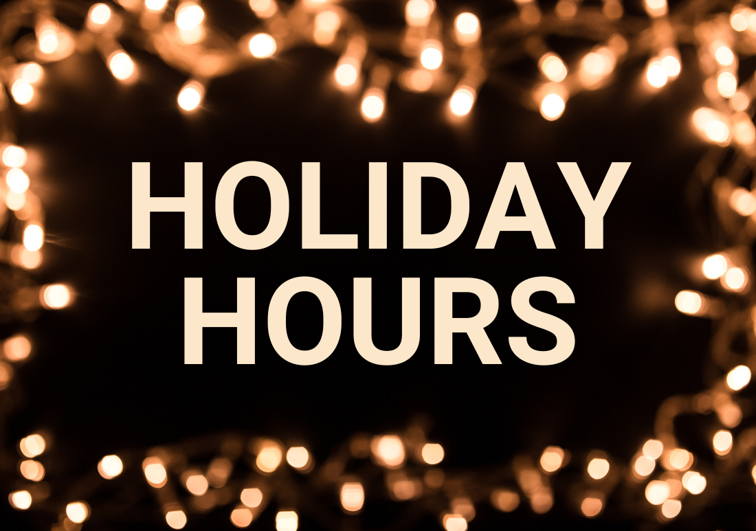 Library Holiday Hours
