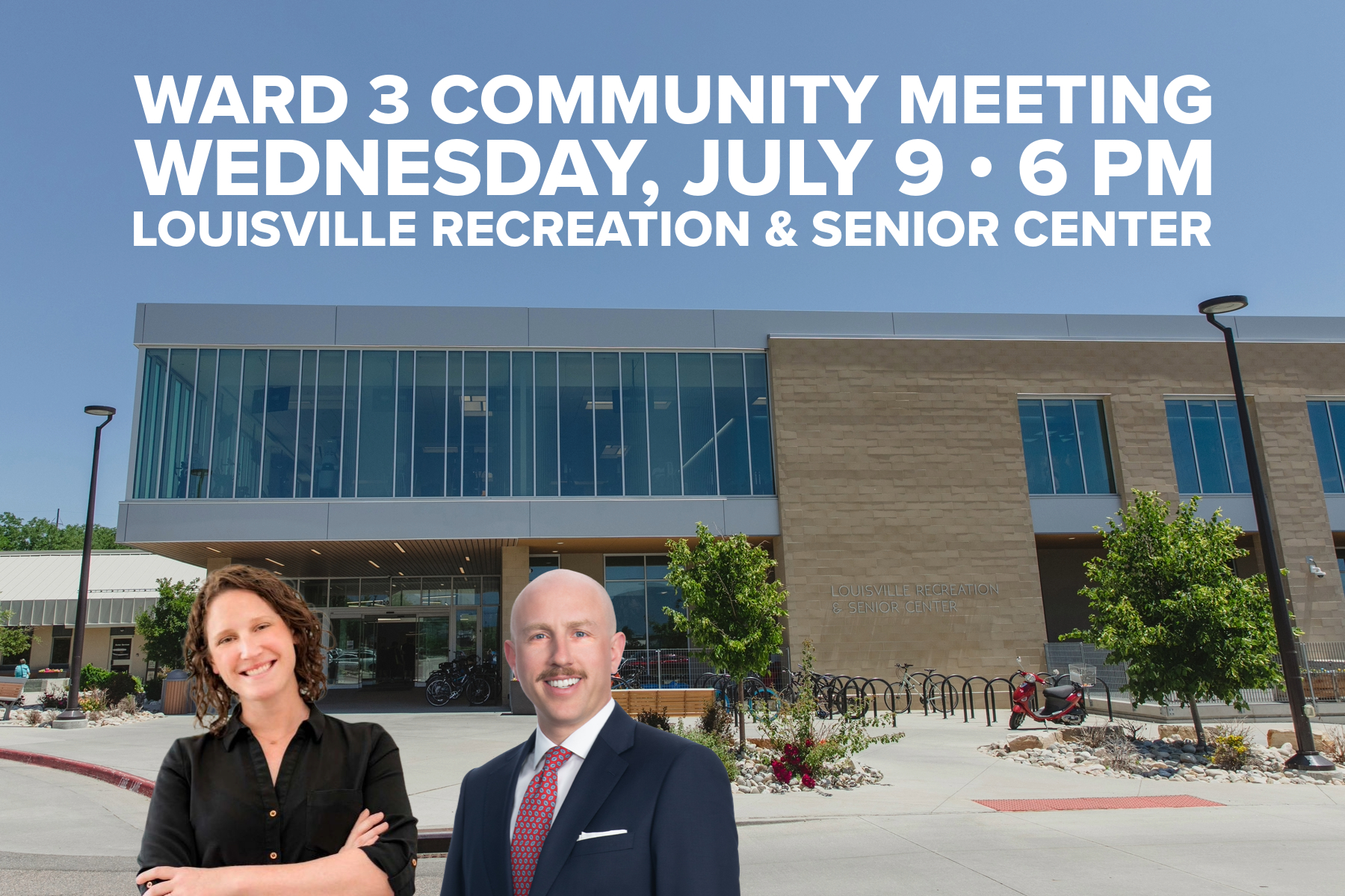 Ward 3, join us for a community meeting Wednesday evening!