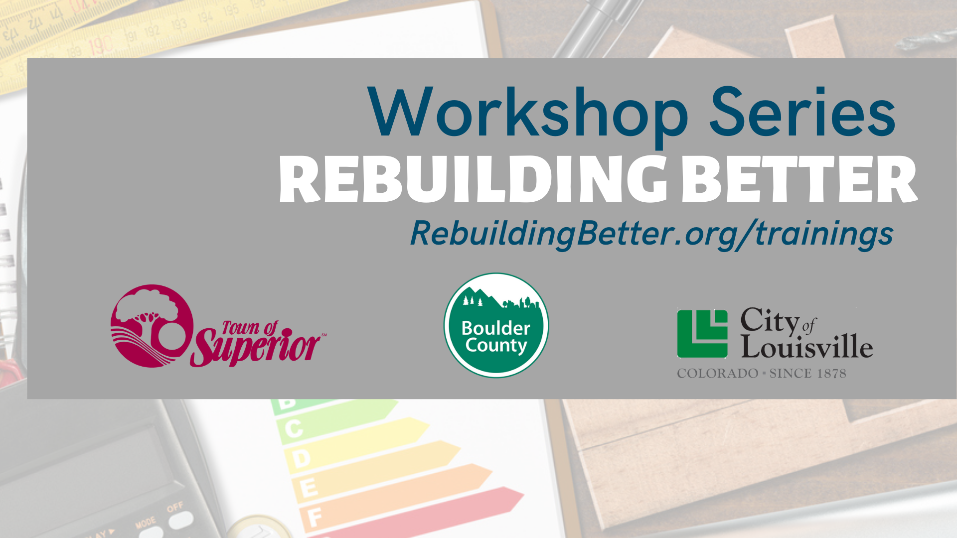 Rebuilding Better Workshop Series
