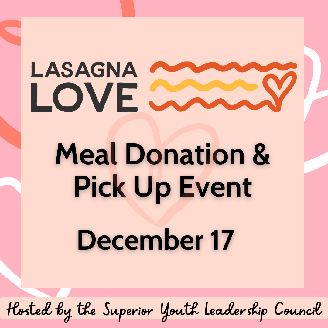 SYLC Lasagna Love Event December 17