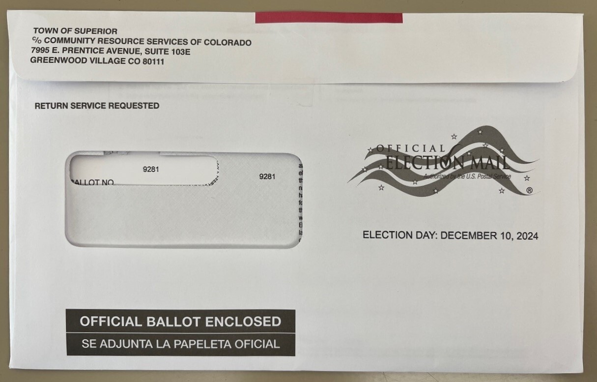 Home Rule Charter Special Election Dec. 10. Did you get your ballot?