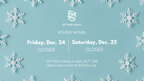 DC Public Library eNews | Week of Dec. 20