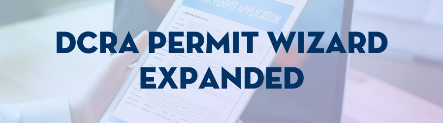 DCRA Permit Wizard | Expanded to Include All Residential Permits and Commercial Trade Permits