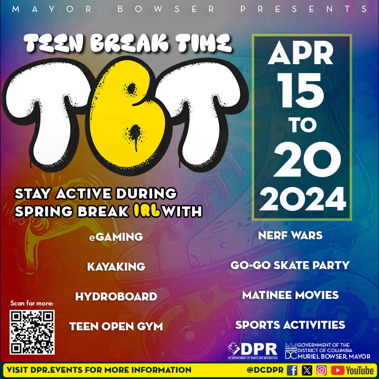 DPR Spring Break Activities for Teens