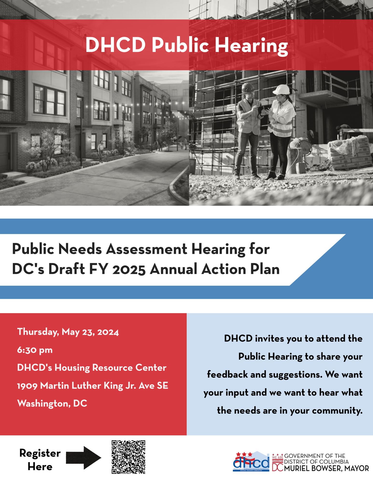 DHCD's Public Needs Assessment Hearing - May 23, 2024