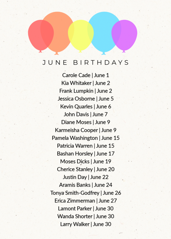 June Employee Newsletter 2025