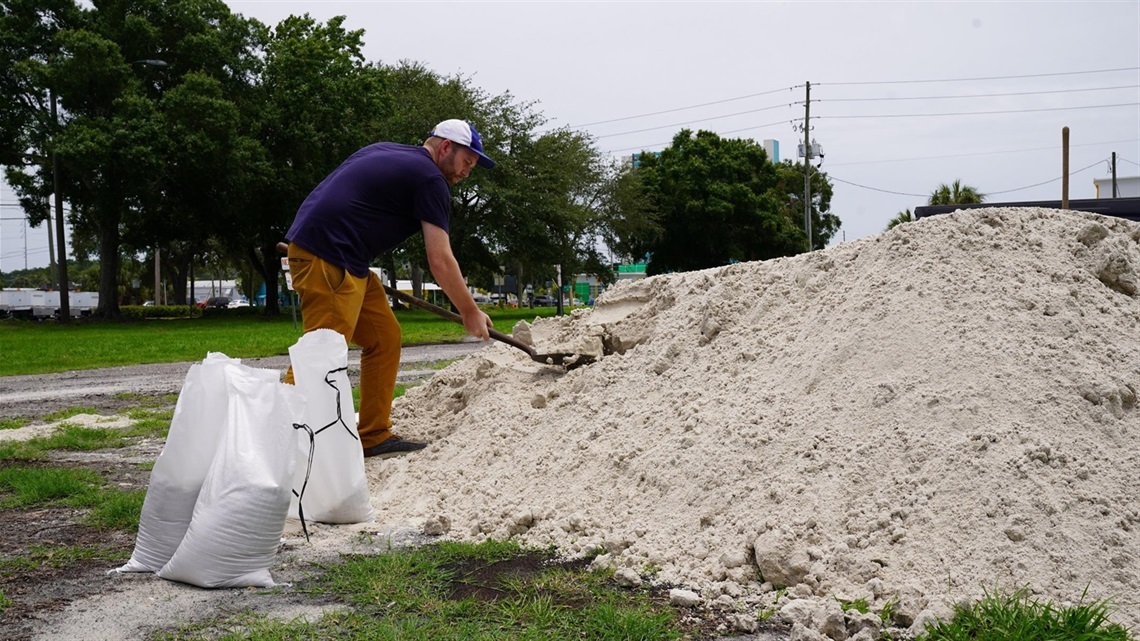 Sand & Bags Available Ahead of Tropical Storm Idalia