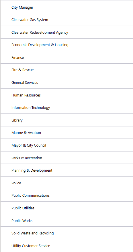 City Upgrades 'Clearwater Connect' Online Service Request System