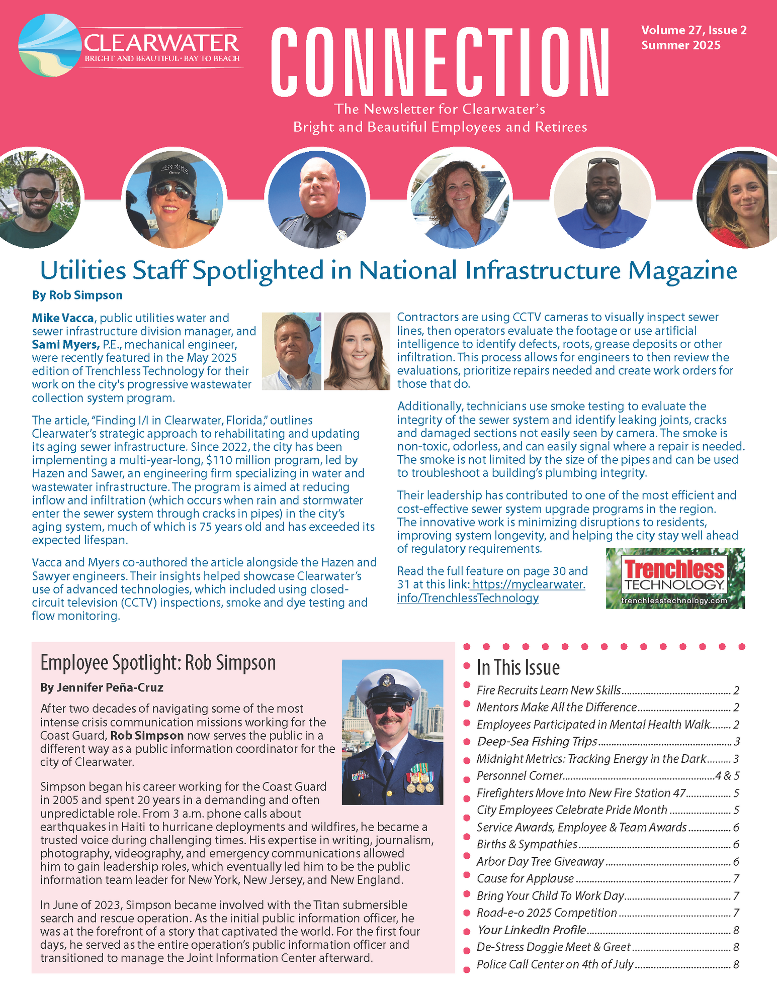 'Connection' Newsletter for City Employees & Retirees: Summer 2025