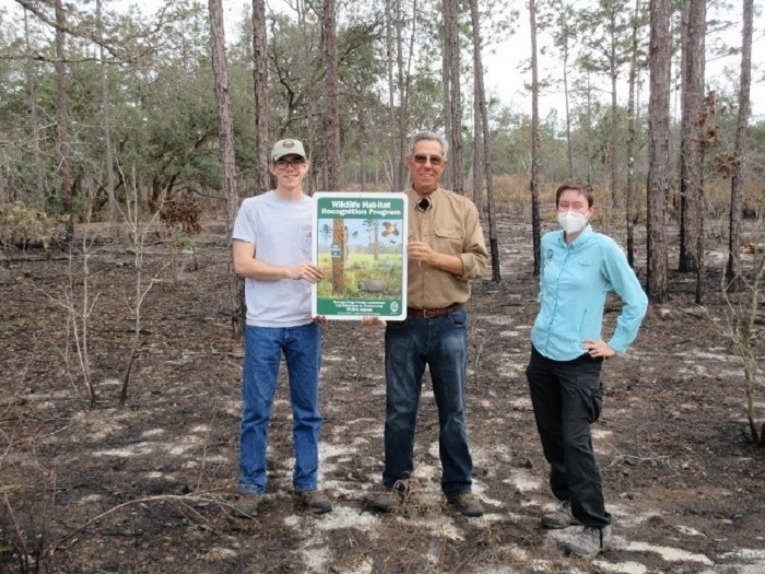 FWC recognizes Alachua County landowner for wildlife conservation efforts