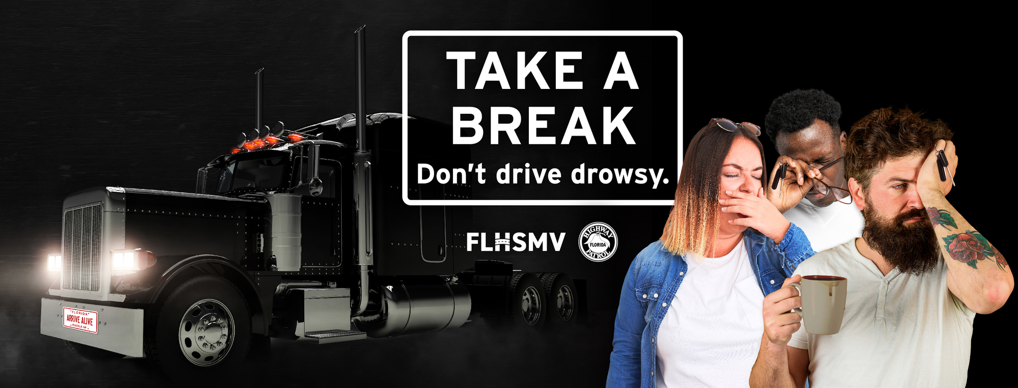 FLHSMV URGES DRIVERS TO TAKE A BREAK TO DRIVE AWAKE