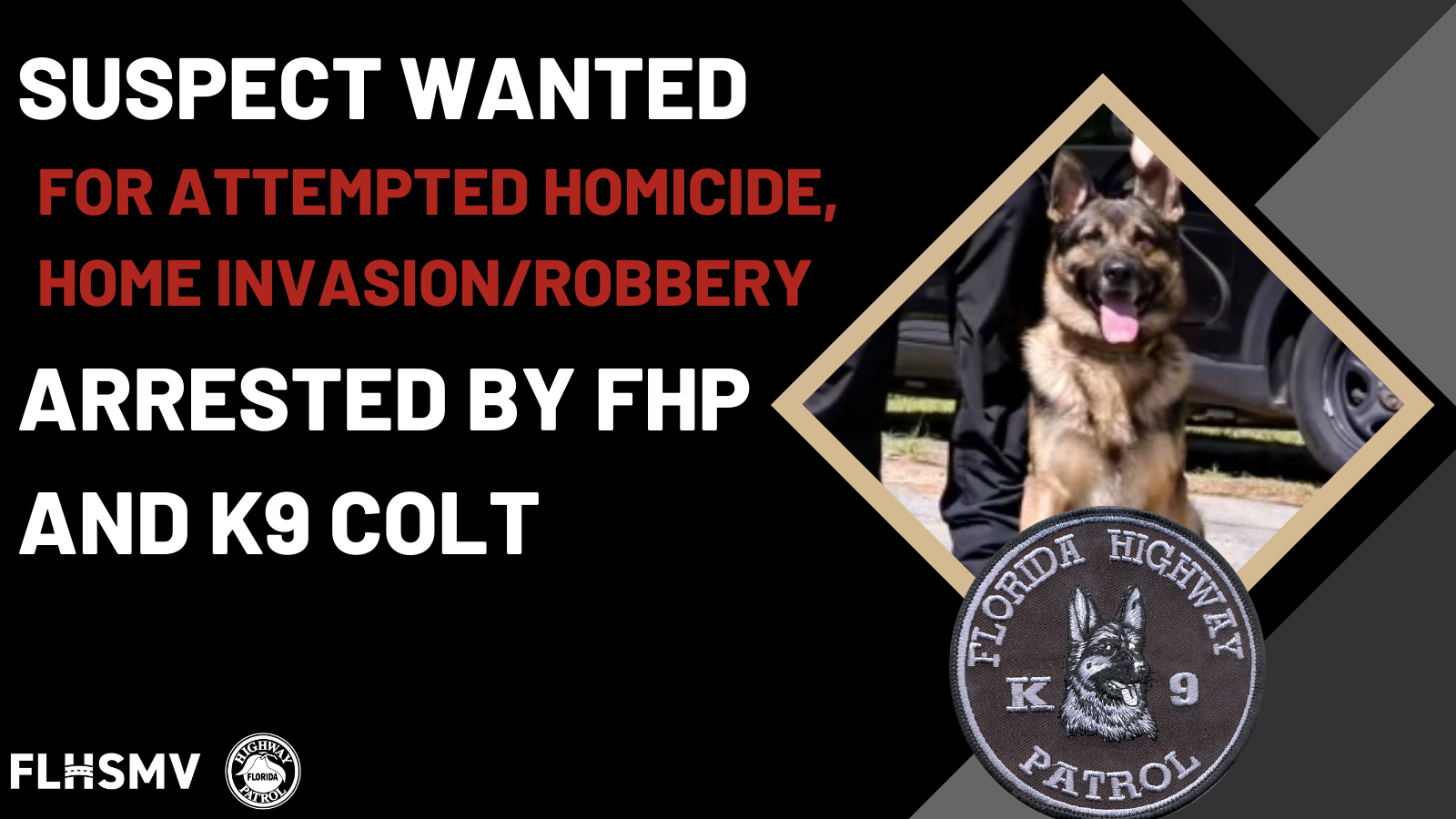 Suspect Wanted for Attempted Homicide, Home Invasion/Robbery Arrested ...