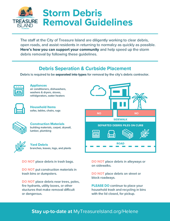 IMPORTANT: Storm Debris Removal Guidelines