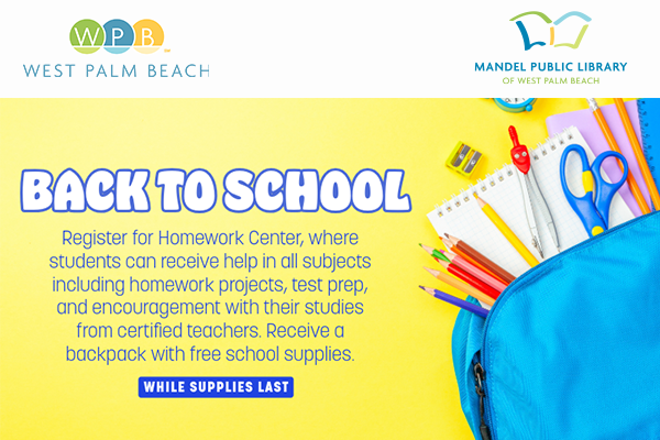 Backpack giveaways to start school right! 🎒