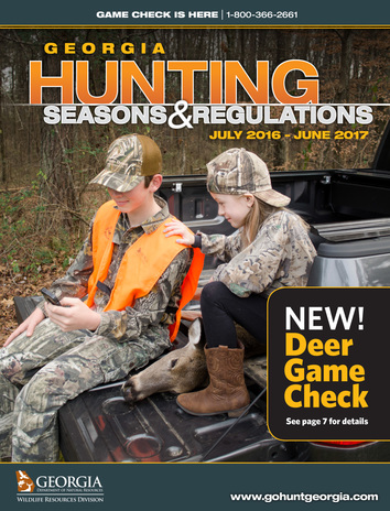NEW Ga Hunting Regulations: NOW Online and In Stores!
