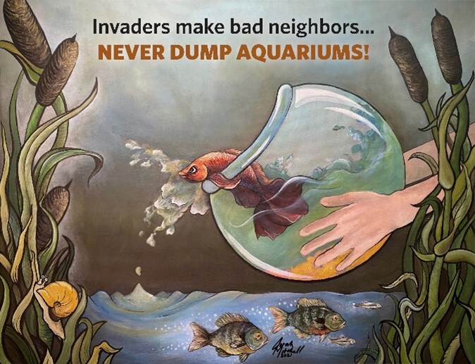 Report Aquatic Nuisance Species and Don't Dump Aquariums